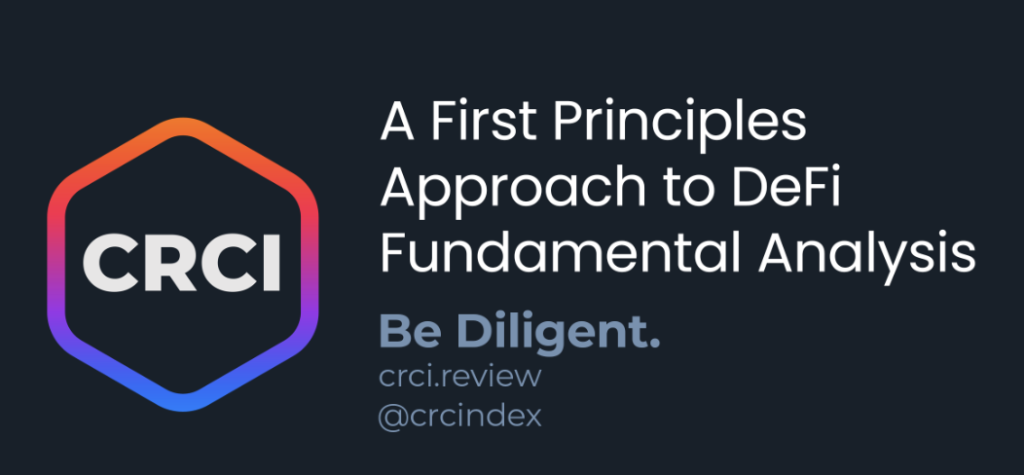 CRCI - A First Principles Approach to DeFi Fundamental Analysis | AdaPulse