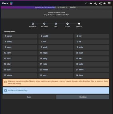 Getting Started with Eternl Wallet: A Step by Step Guide | AdaPulse