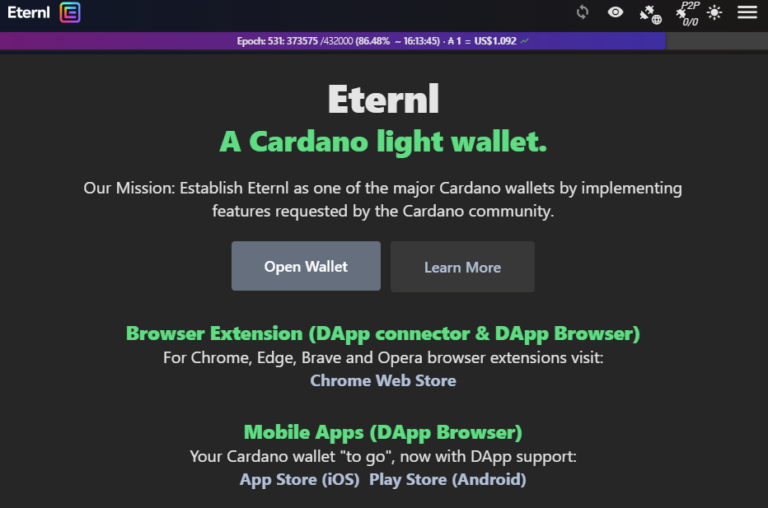 Getting Started with Eternl Wallet: A Step by Step Guide | AdaPulse