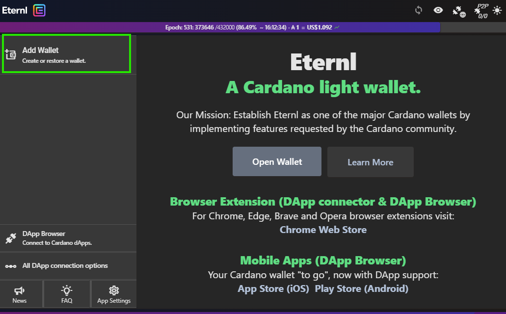 Getting Started with Eternl Wallet: A Step by Step Guide | AdaPulse