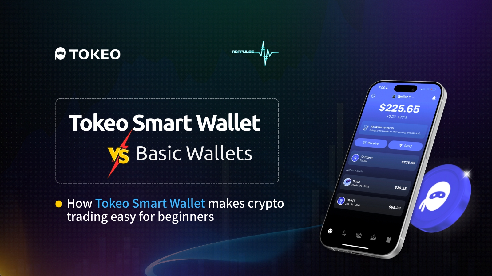 Tokeo Smart Wallet: Swap, Earn XP, and Collect NFTs Easily