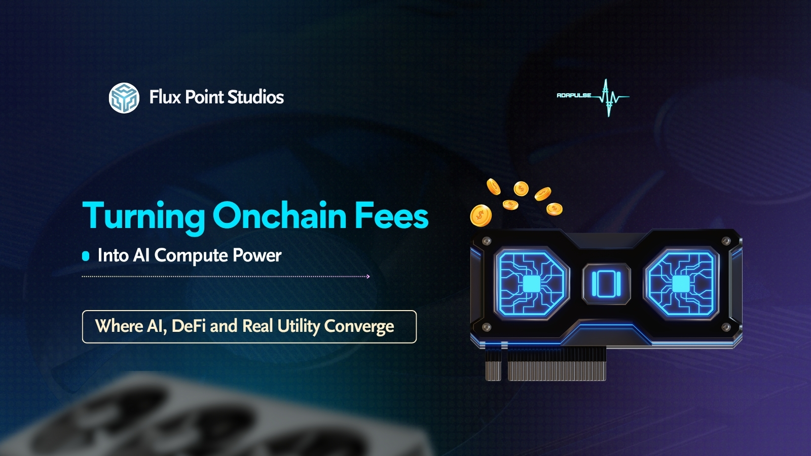 Flux Point Studios: Turning Onchain Fees Into AI Compute Power